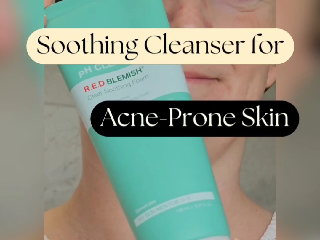 Dr.G pH Cleansing Red Blemish Clear Soothing Foam Review – Reviewed by ...