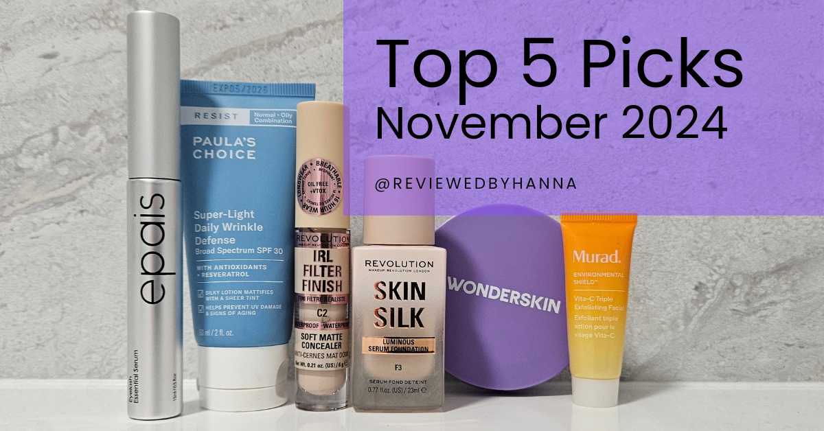Top 5 Picks of November 2024 – Reviewed by Hanna
